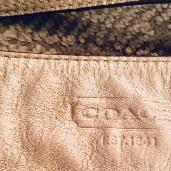 Coach | Bags | Coach Metallic Shoulder Bag Wadjustable Strap | Poshmark